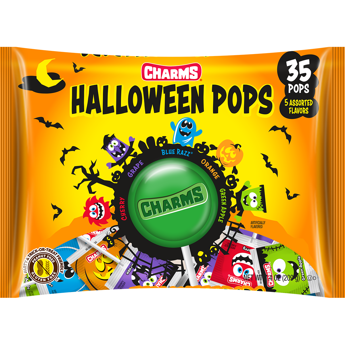 Halloween Assorted Charms Pops 35ct Bag — Sweeties Candy of Arizona