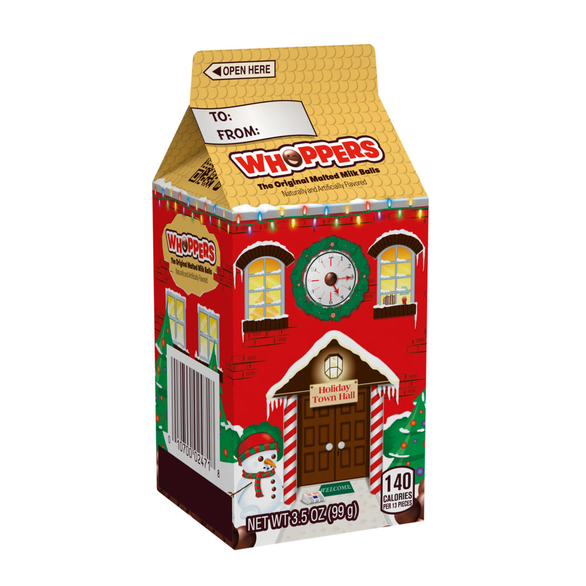 Christmas Whoppers Holiday Mini 3.5oz Carton — Sweeties Candy of Arizona