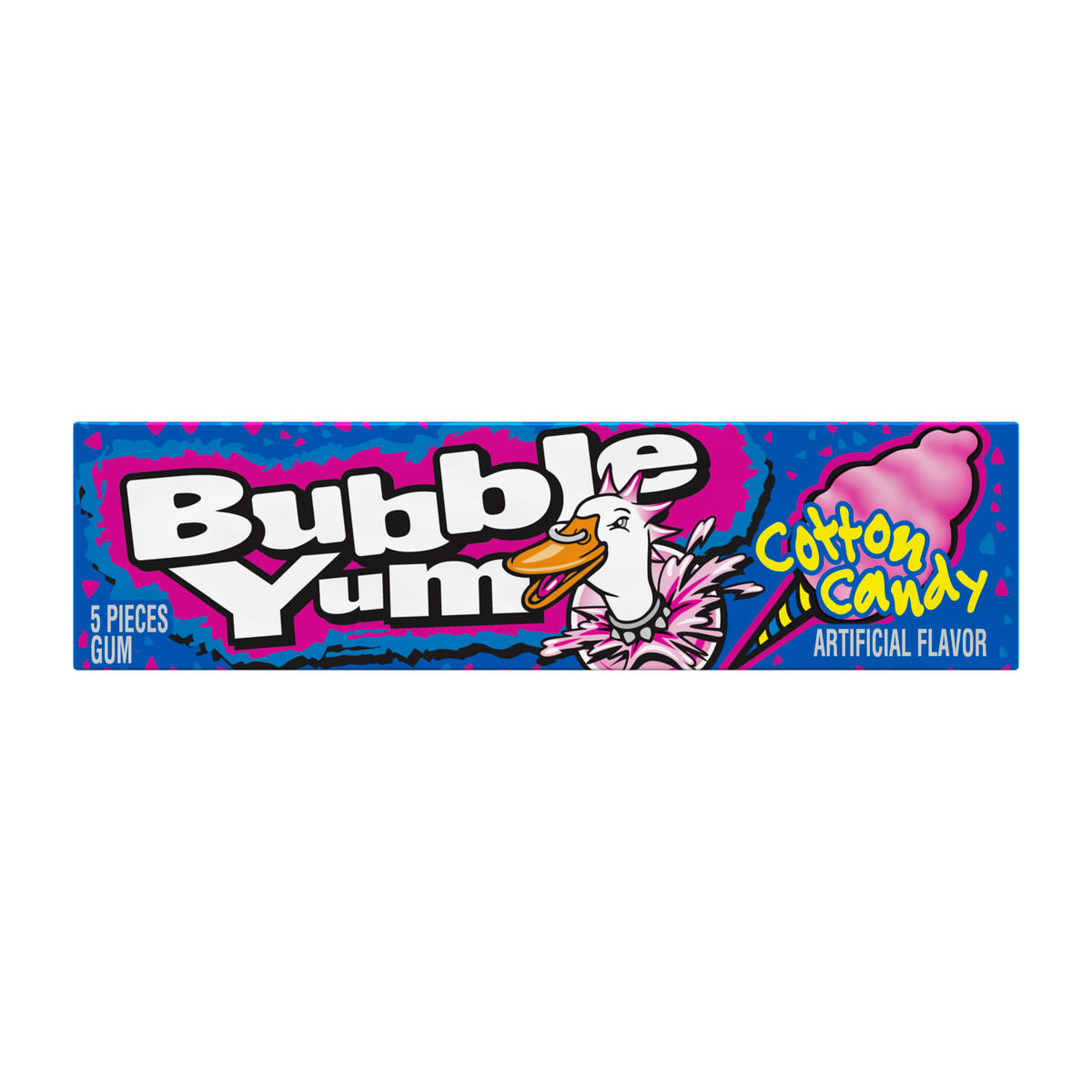 Bubble Yum Cotton Candy 5pc pack or 18ct box — Sweeties Candy of Arizona