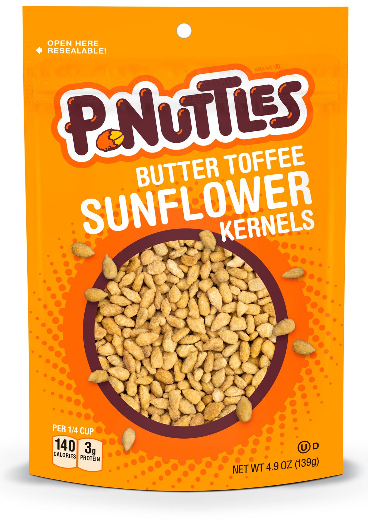 Pnuttles Butter Toffee Sunflower Kernels 4.9oz bag — Sweeties Candy of ...