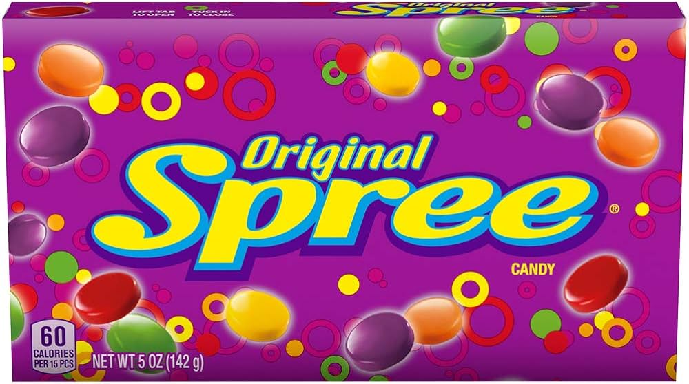Spree Original Candy 5oz box or 12ct case — Sweeties Candy of Arizona