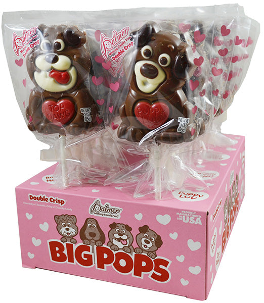 Double Crisp Chocolate Puppy 3oz Pop or 18ct Box — Sweeties Candy of ...