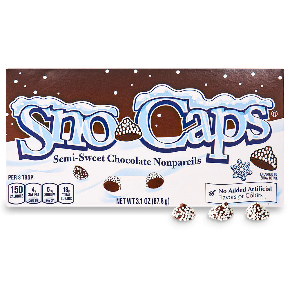 Sno Caps 3.1oz Box or 15ct Case — Sweeties Candy of Arizona