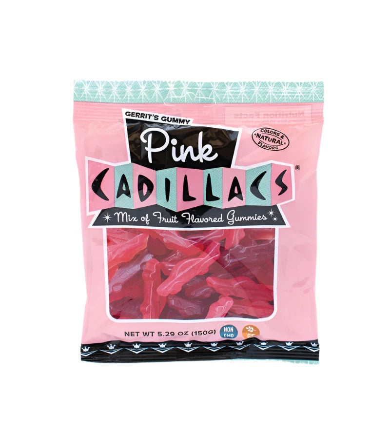 Gustaf's Gummy Pink Cadillacs 5.29oz bag — Sweeties Candy of Arizona