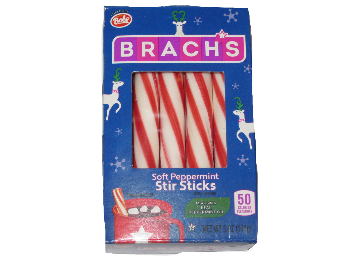 Christmas Brach's Soft Peppermint Sticks 5oz box — Sweeties Candy of Arizona