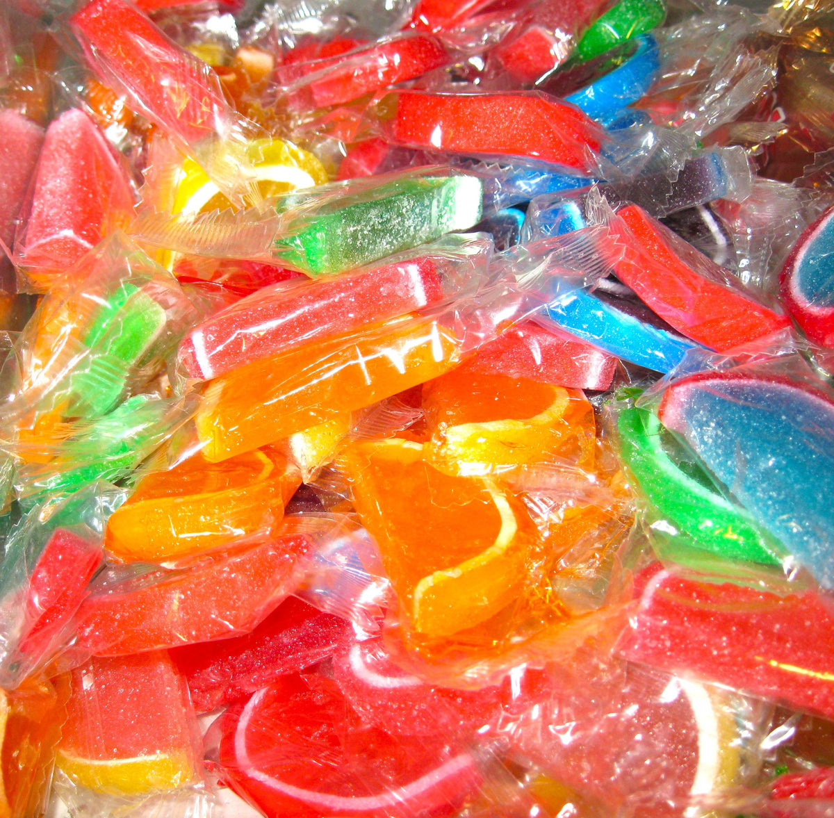Bulk Fruit Slices Assorted Wrapped 1lb Bag — Sweeties Candy of Arizona