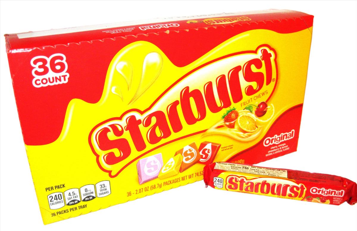 Starburst Original 2.07oz pack or 36ct box — Sweeties Candy of Arizona