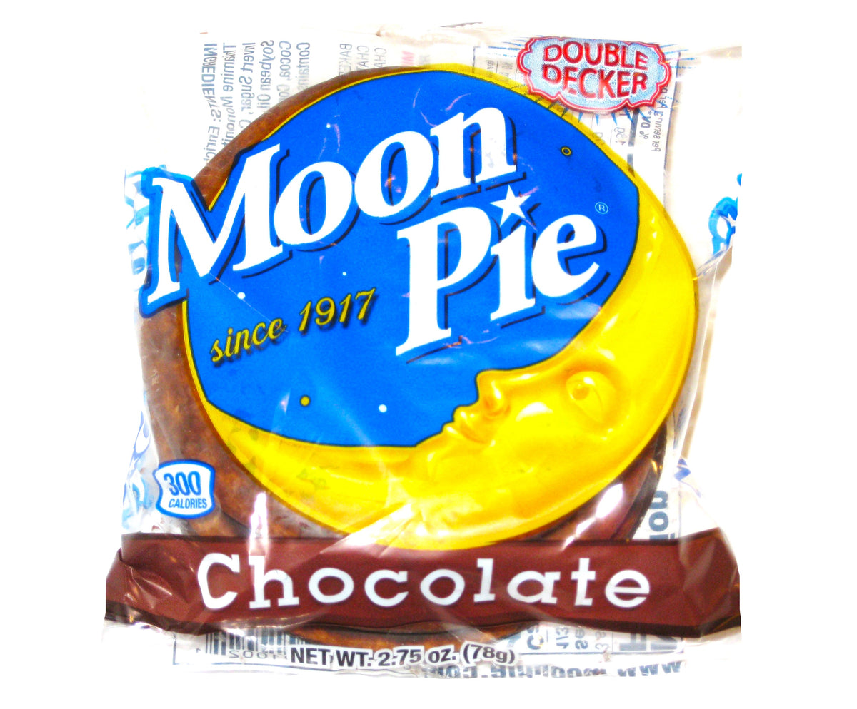 Moon Pie Double Decker Chocolate 2.75oz pack or 9ct Box — Sweeties ...
