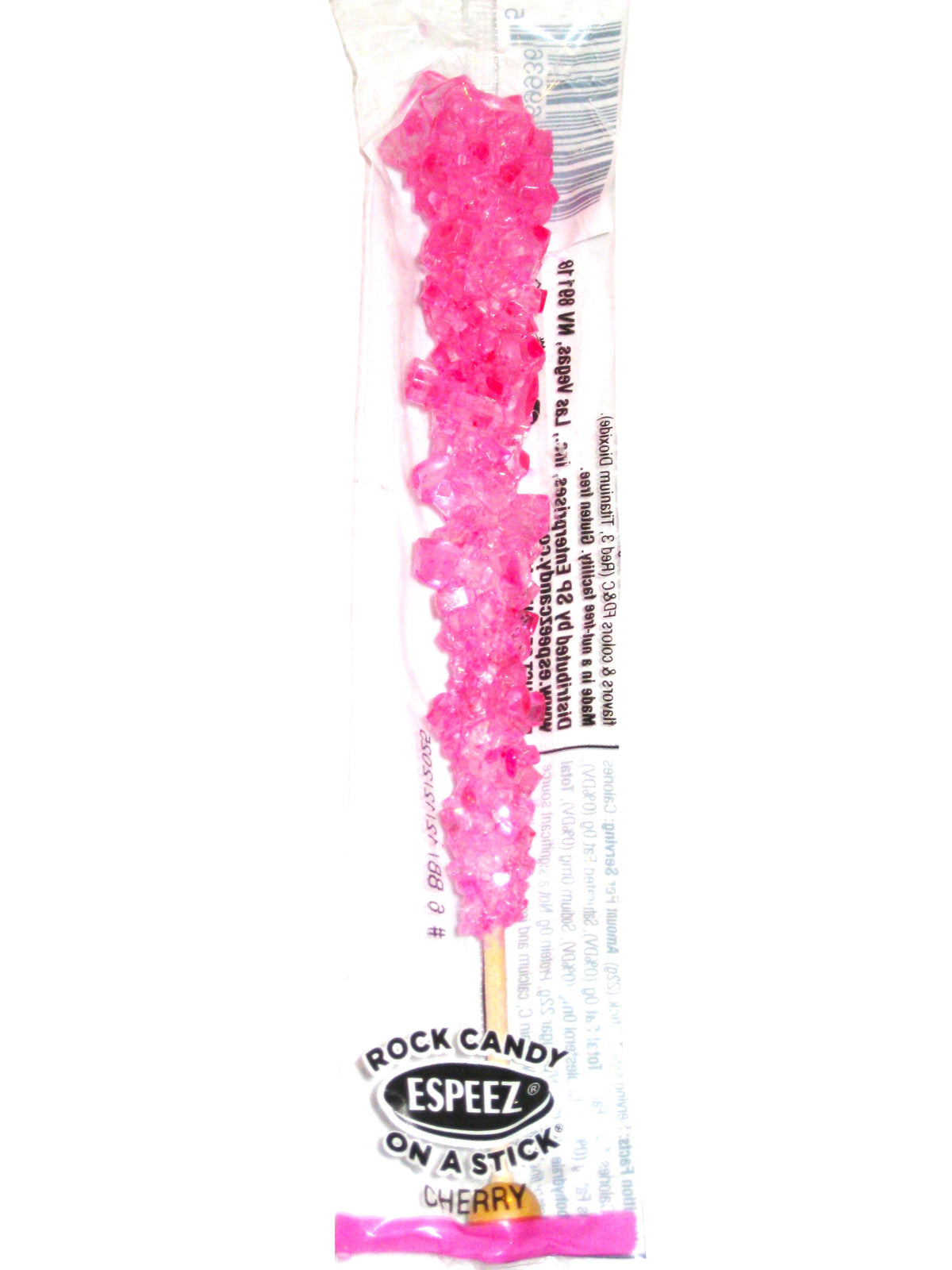 Rock Candy Sticks Pink Cherry .8oz pack or 36ct Jar — Sweeties Candy of ...