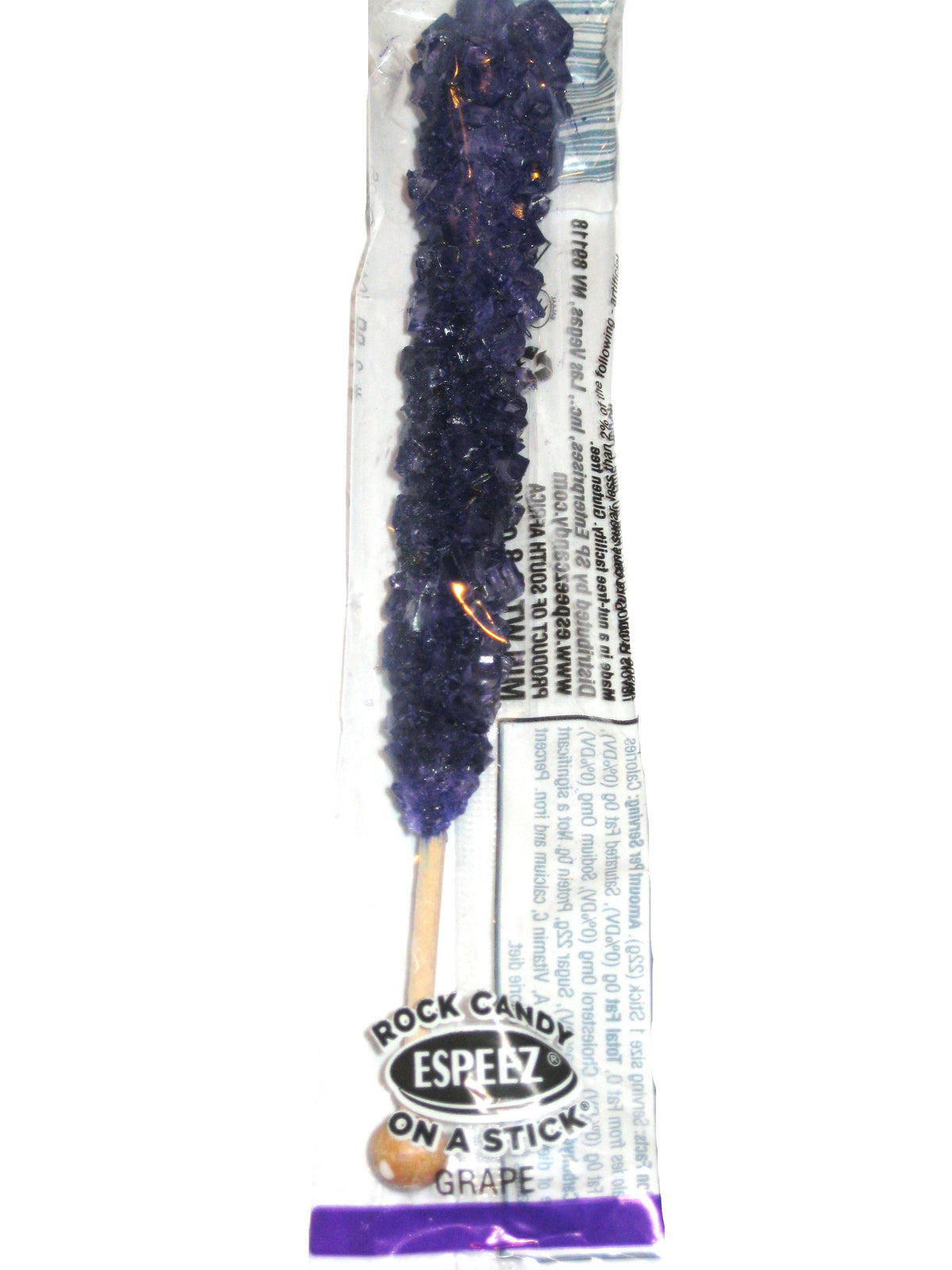 Rock Candy Sticks Purple Grape .8oz pack or 36ct Jar — Sweeties Candy ...