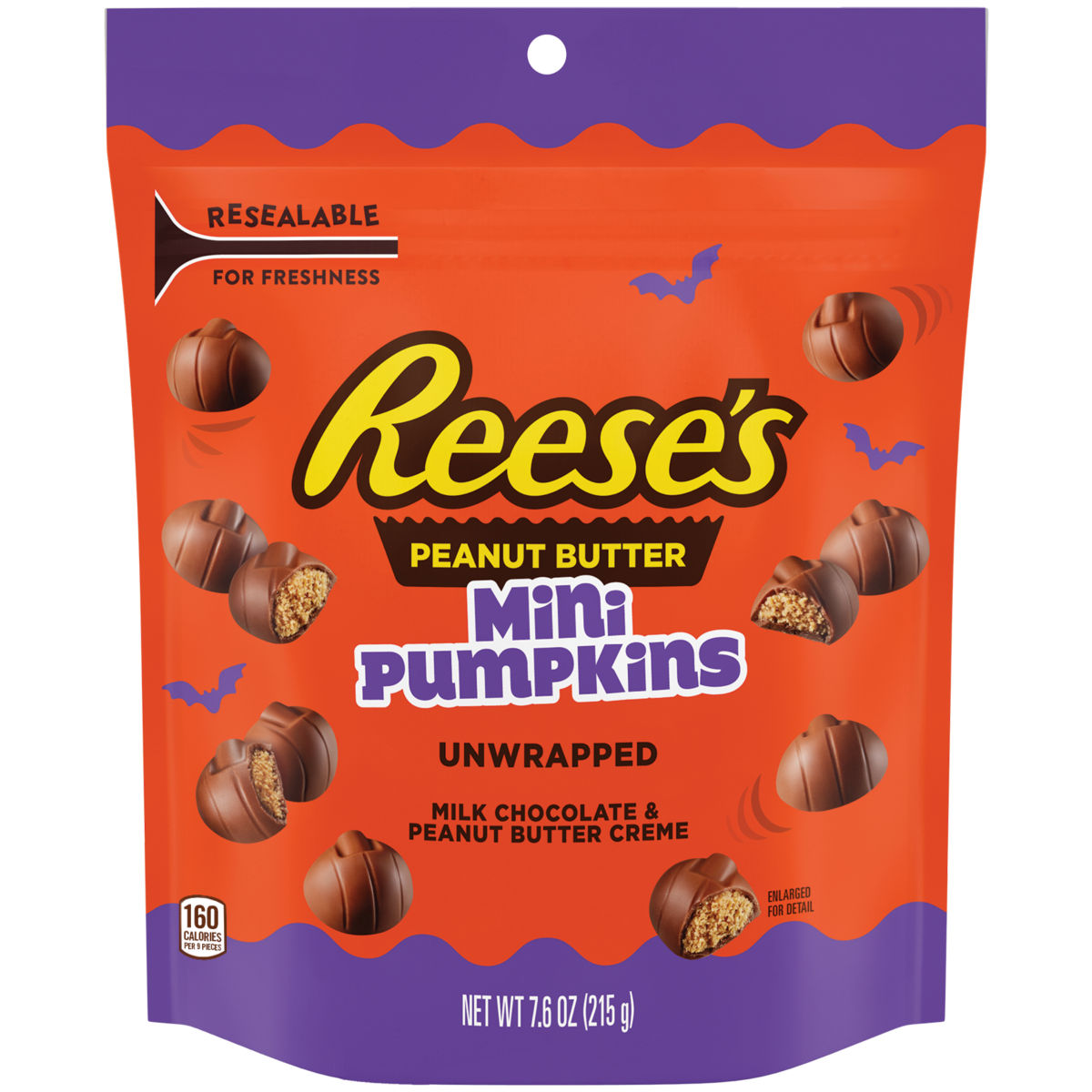 Halloween Reeses Mini Pumpkins 7.6oz Bag — Sweeties Candy of Arizona