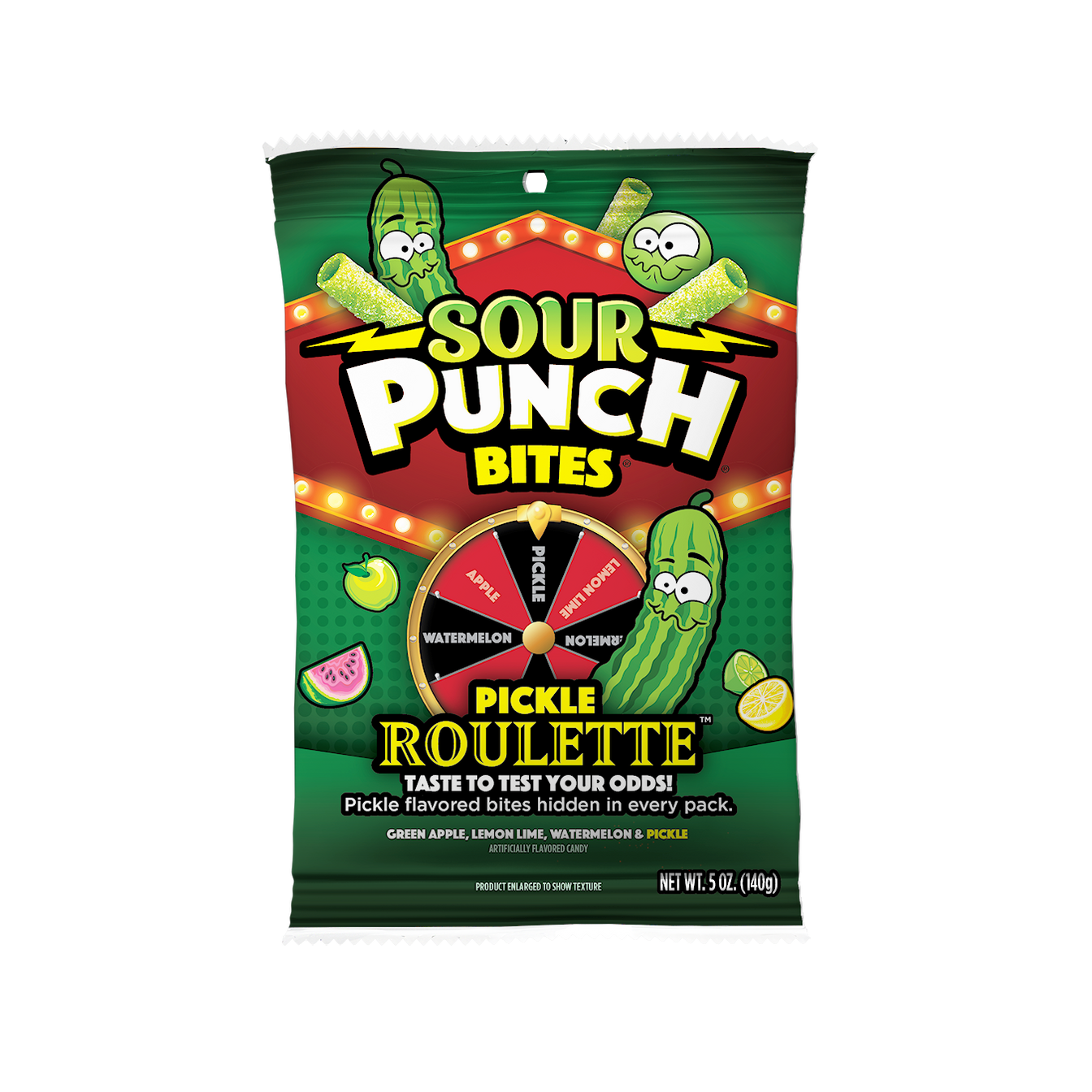 Sour Punch Bites Pickle Roulette 5oz Bag — Sweeties Candy of Arizona