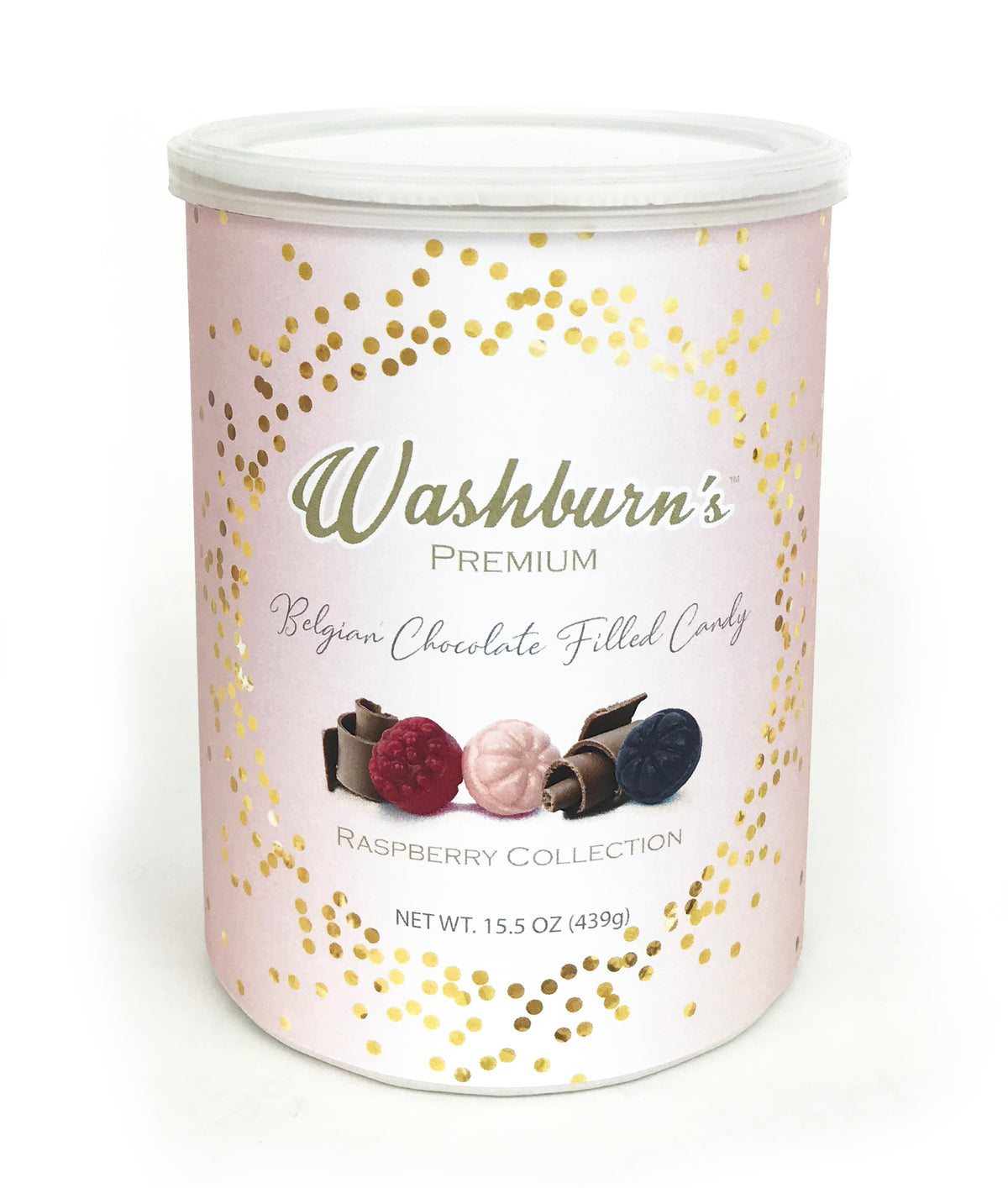 Christmas Washburns Premium Filled Raspberry Collection 15.5oz Caniste ...