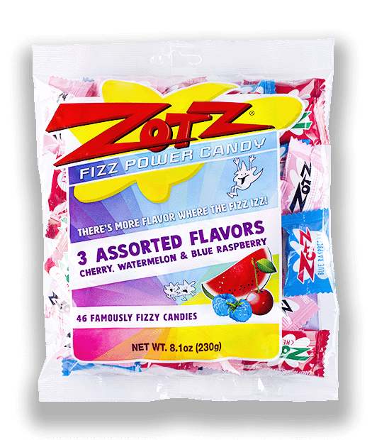 Zot'z 3 Flavor Assorted 46ct bag — Sweeties Candy of Arizona