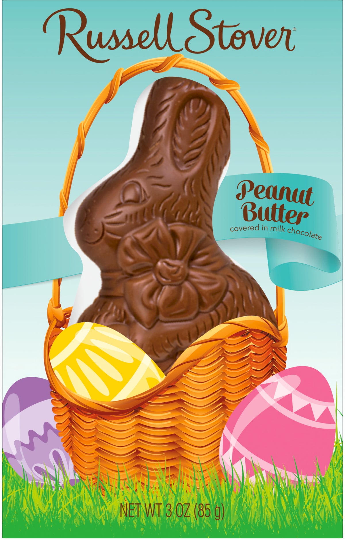 Easter Russell Stover 3oz Bunny Rabbit Chocolate Peanut Butter ...