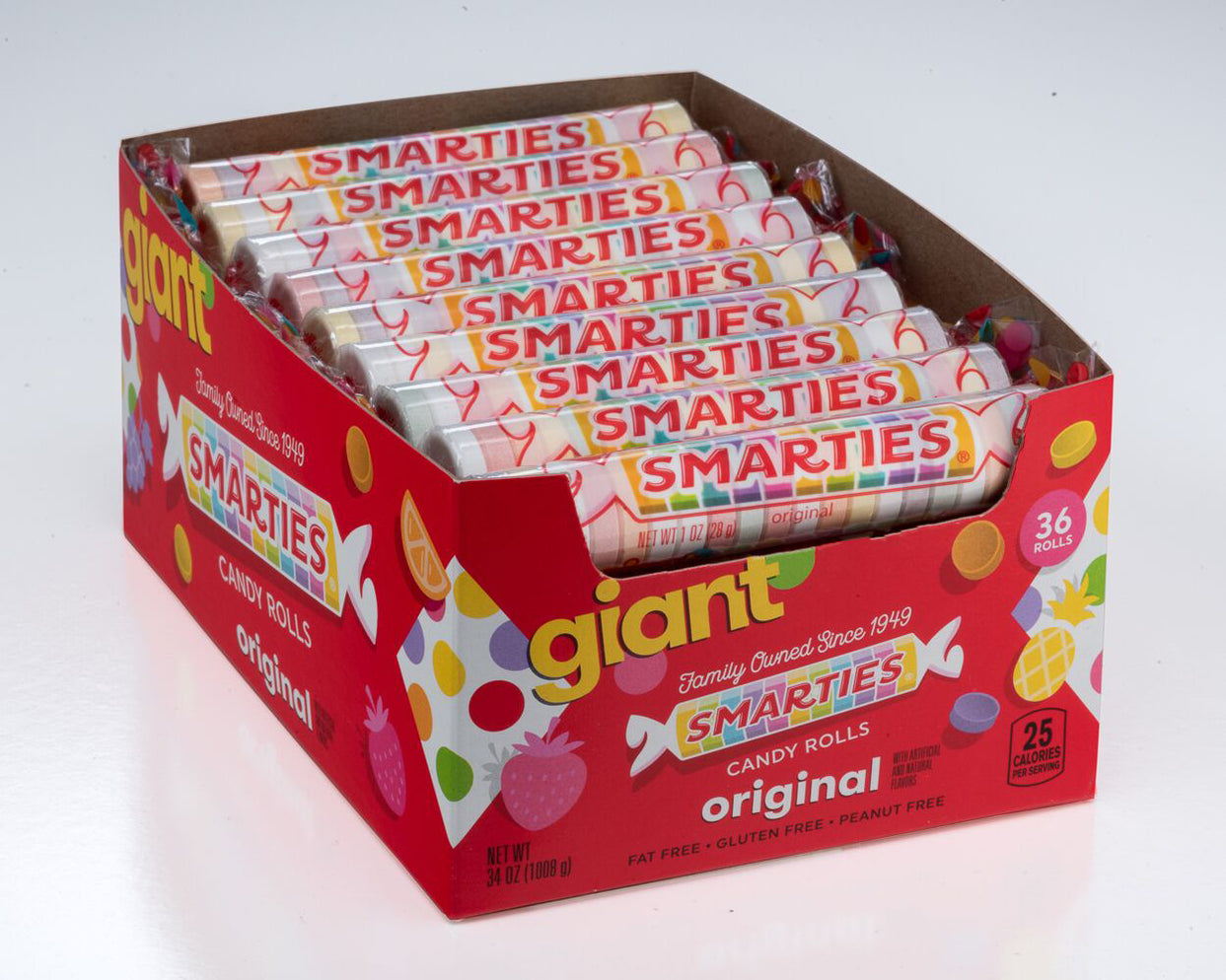 Smarties Giant 1oz roll or 36ct box — Sweeties Candy of Arizona