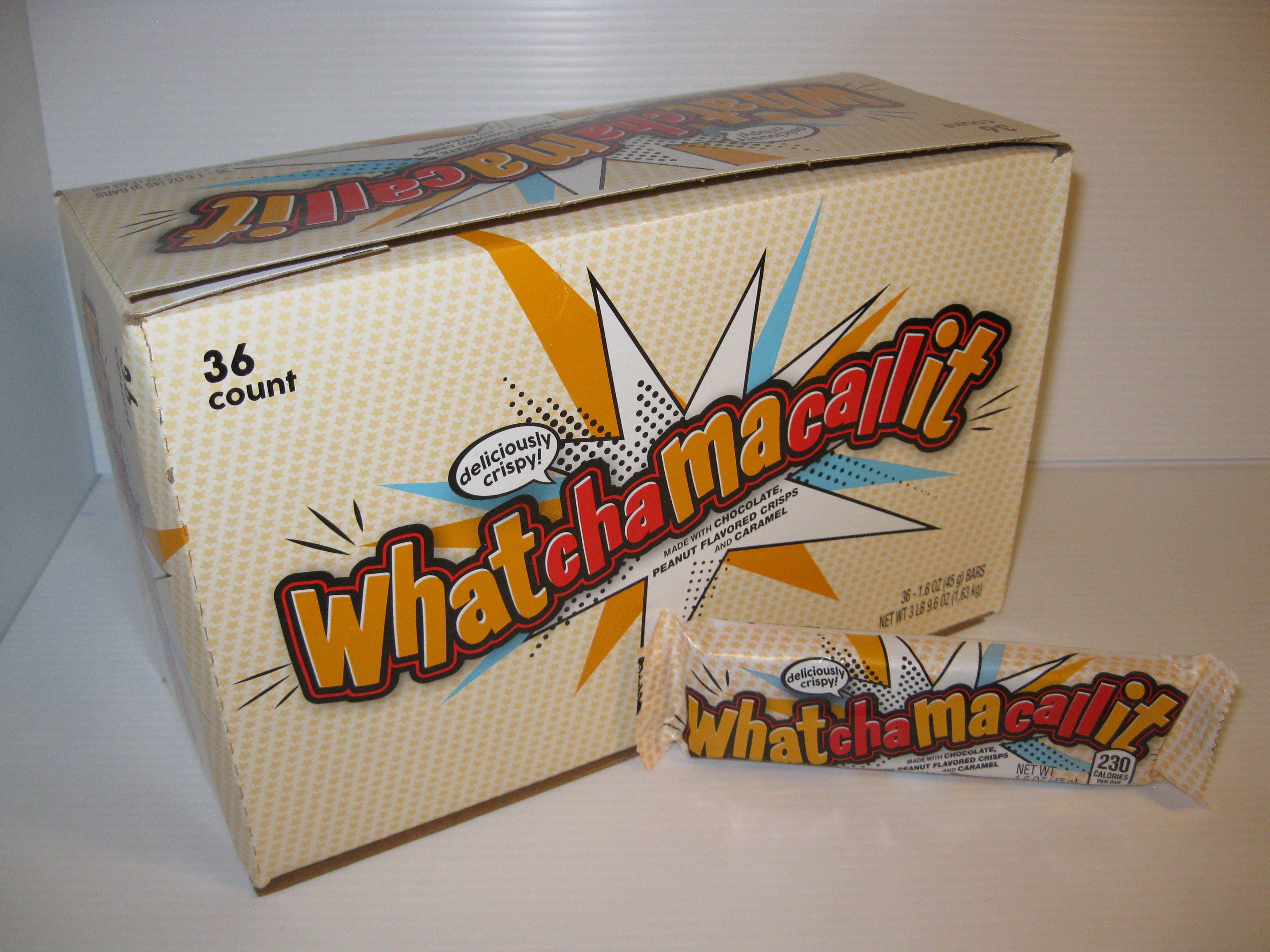 Whatchamacallit 1.6oz bar or 36ct Box — Sweeties Candy of Arizona