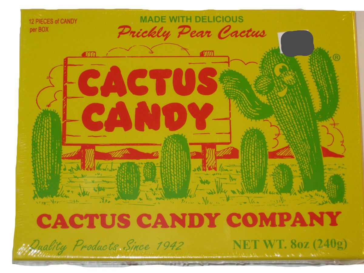 Cactus Candy Prickly Pear Candy 8oz gift box — Sweeties Candy of Arizona