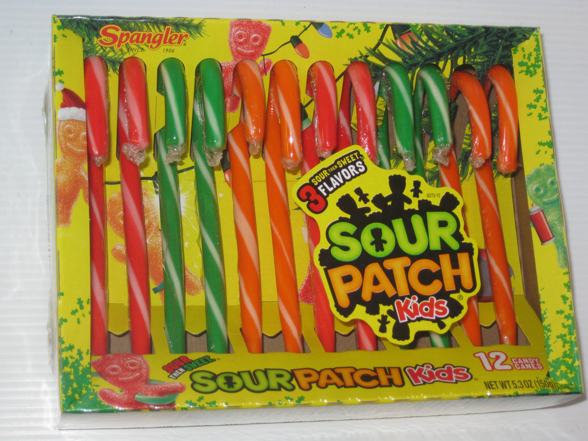 Christmas Candy Canes Sour Patch Kids 12ct box — Sweeties Candy of Arizona