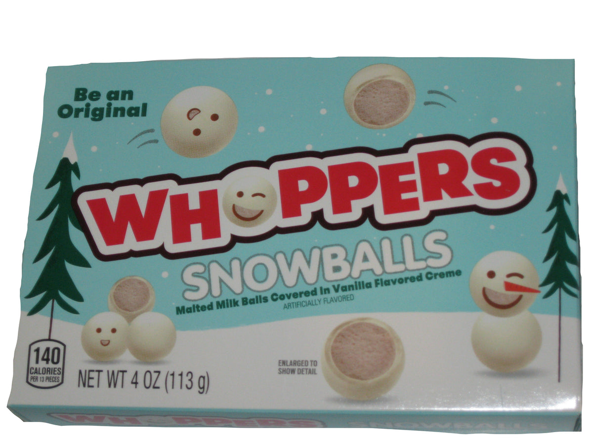 Christmas Whoppers Snowballs 4oz box — Sweeties Candy of Arizona