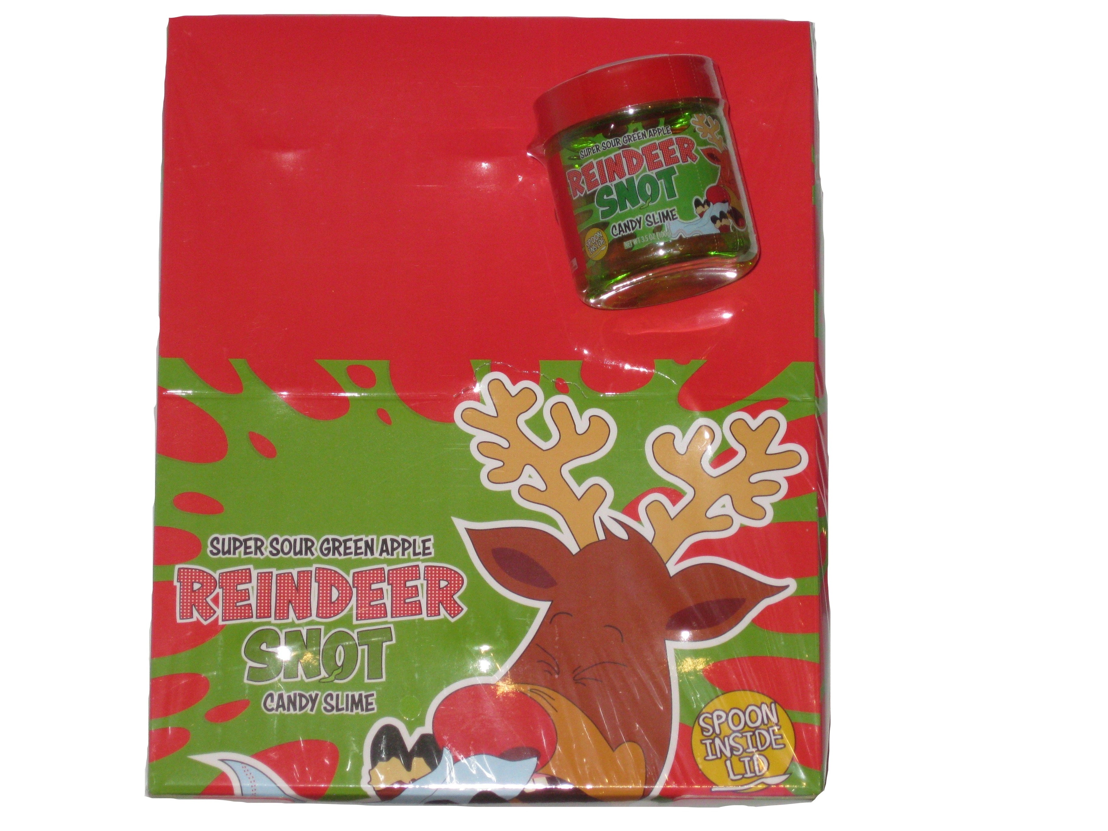 Christmas Reindeer Snot Candy Slime 3.5oz jar — Sweeties Candy of Arizona