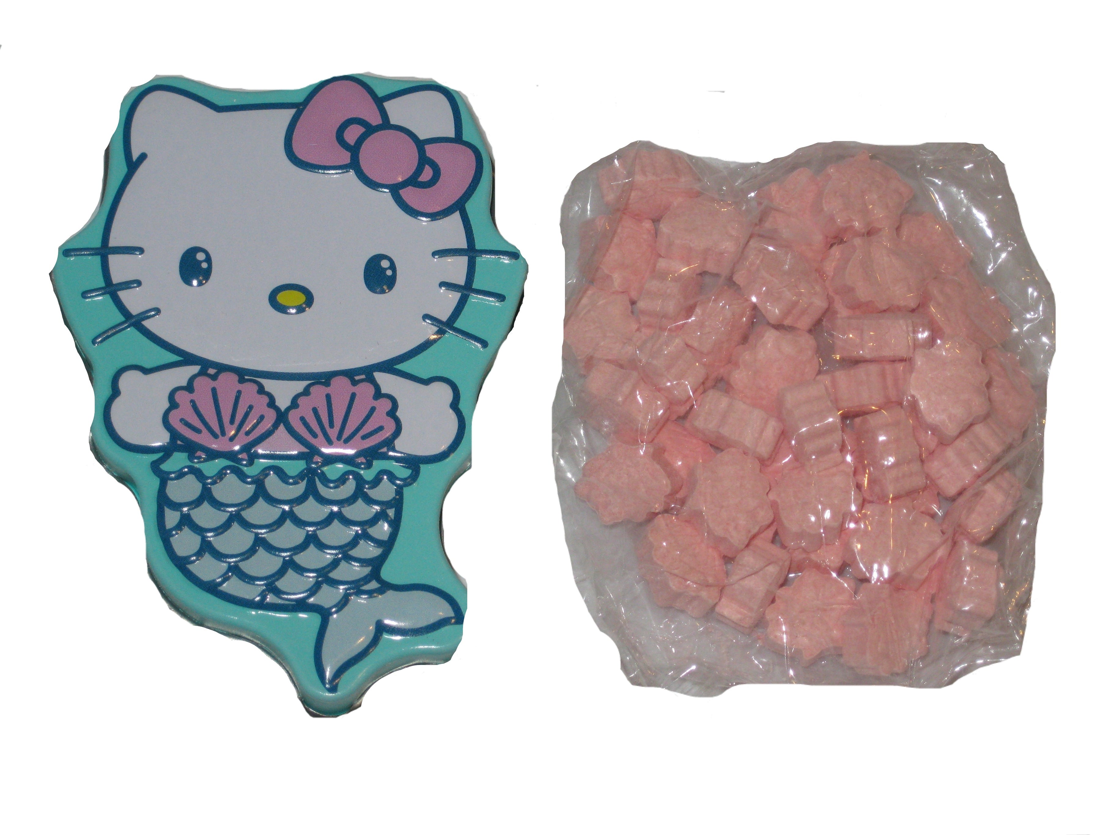 Hello Kitty Mermaid Shells Candy Filled Tin or 12ct Box — Sweeties ...
