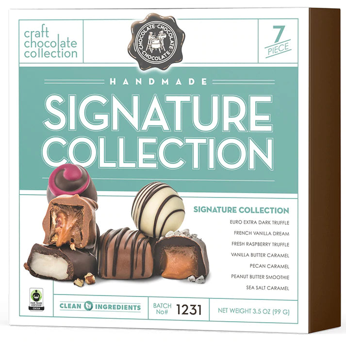 Craft Chocolate Truffles Signature Collection 7pc box — Sweeties Candy ...